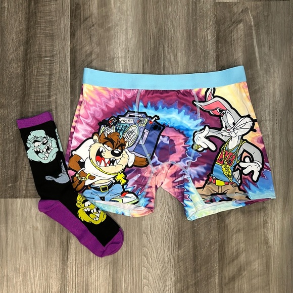 Warner Bros. | Underwear & Socks | Looney Tunes Bugs And Taz Boxer ...